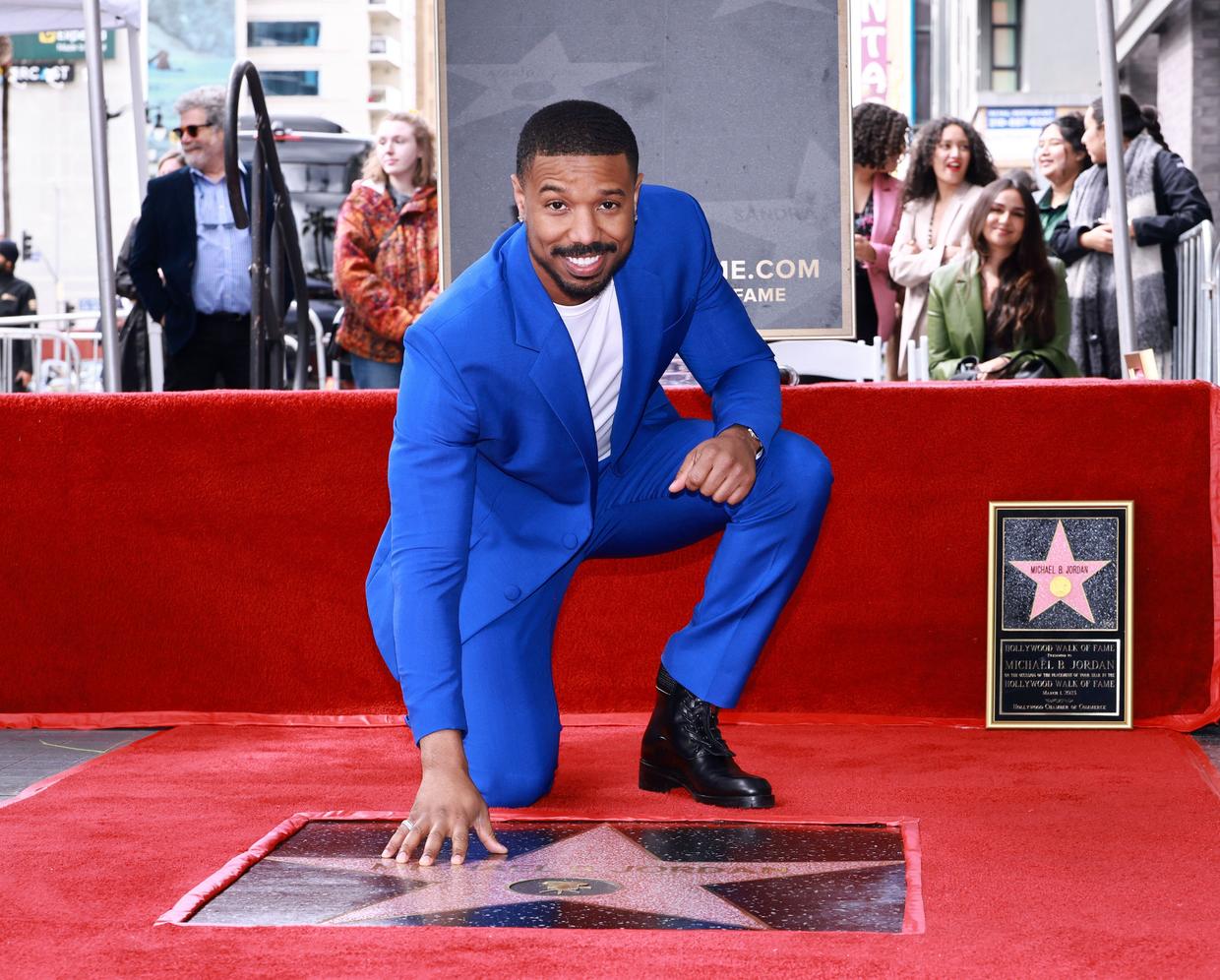 Actor Michael B. Jordan honored with star on Walk of Fame. - Lifestylegh